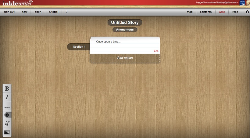 Teaching with Inklewriter – What Binder Education
